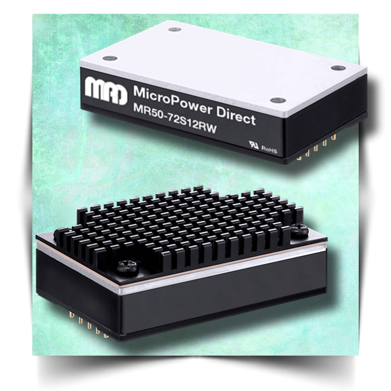 MicroPower Introduces MR50SRW Series, Compact, Wide Input, 50W Railway ...