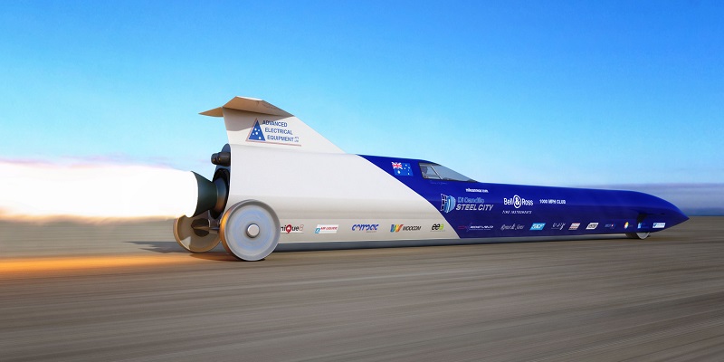 Team Hopes to Zoom Past World Speed Record with Rocket-Powered Car ...