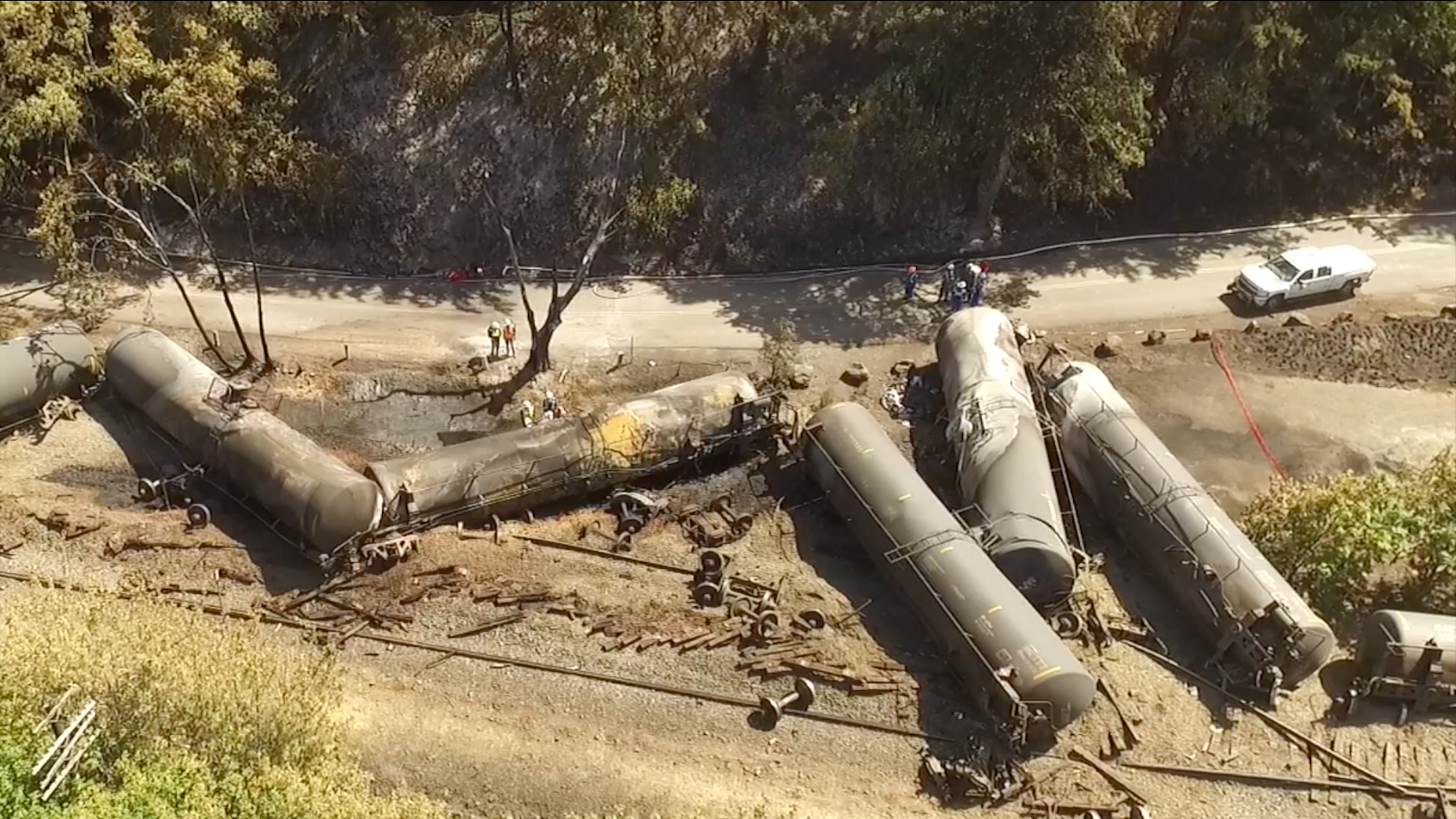 Anger as Trains Resume After Oregon Derailment, Fire - Electrical ...