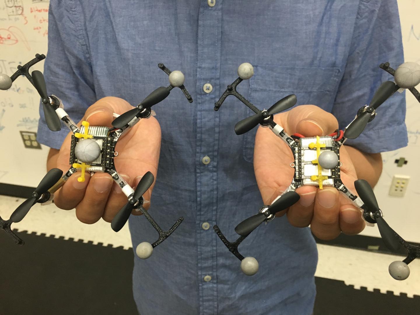 Virtual Top Hats Allow Swarming Robots to Fly in Tight Formation ...