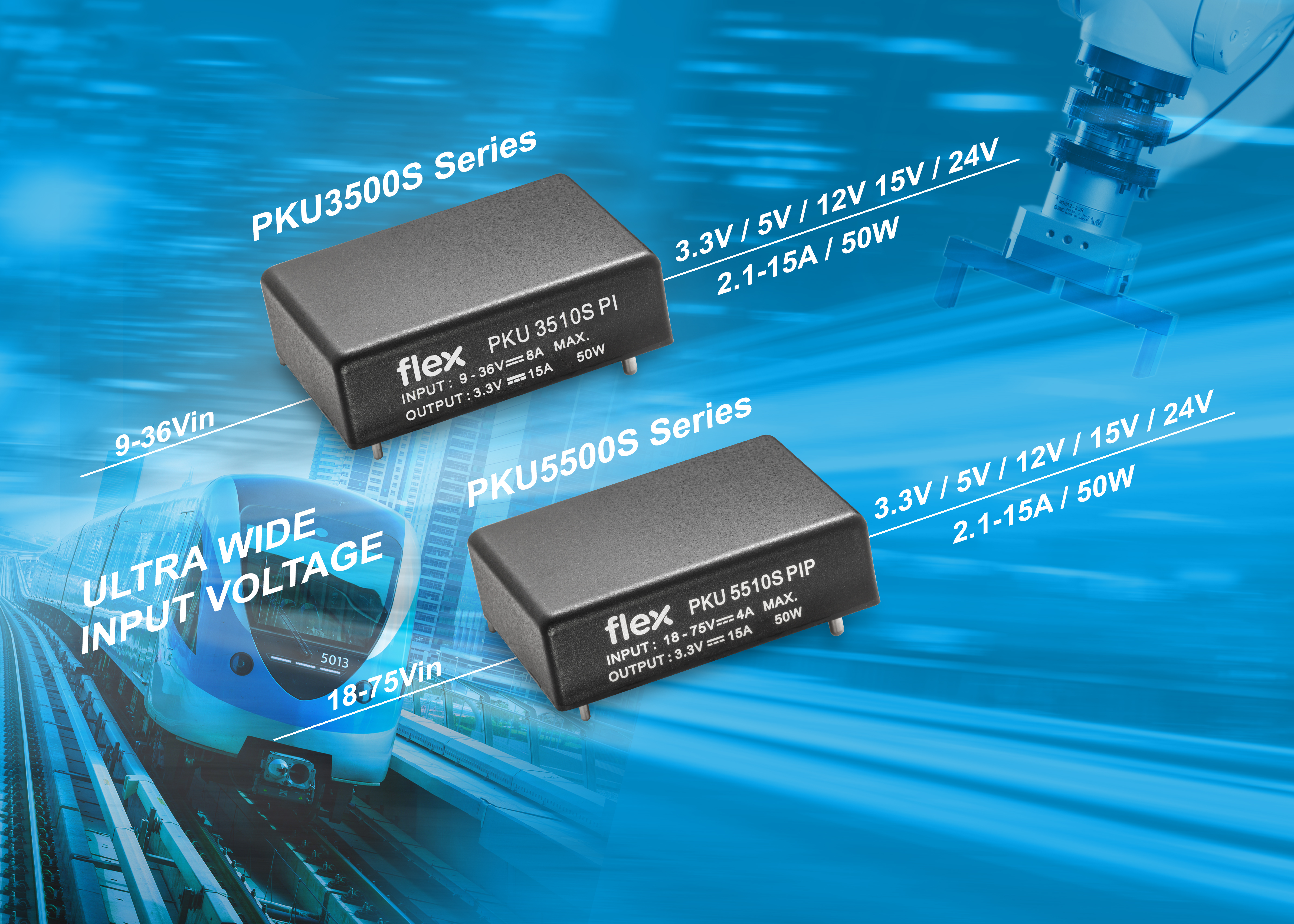 Flex Power Modules Announces Encapsulated Sixteenth-Brick DC-Dc ...